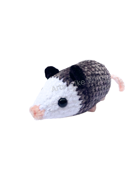 Possum Plushies - Crocheted Plushie Toy - Ready to Ship – Artsy Like Whoa
